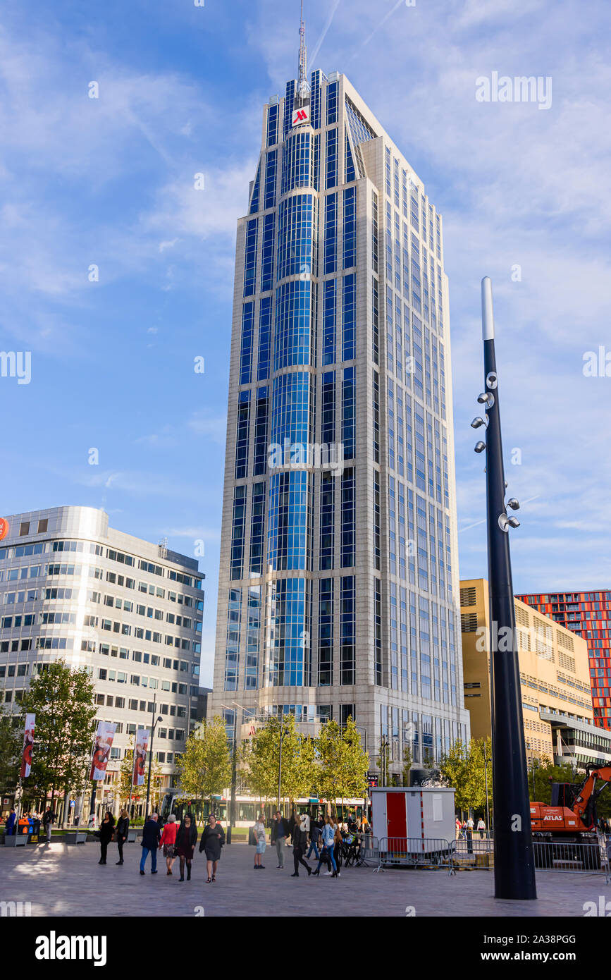 Marriott Hotel Rotterdam Central, Rotterdam, Netherlands Stock Photo ...