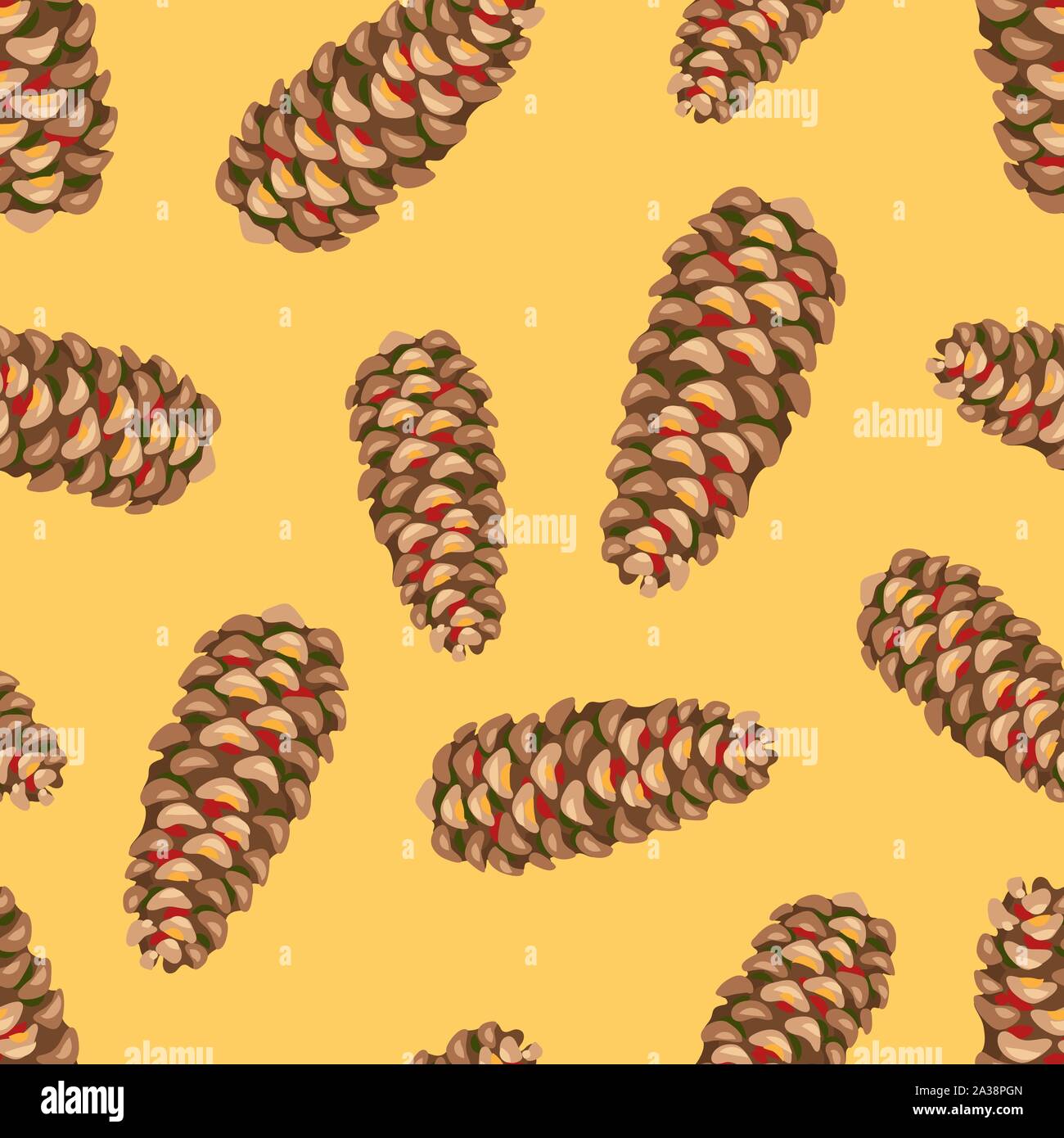 Fir cones Stock Vector Images - Alamy