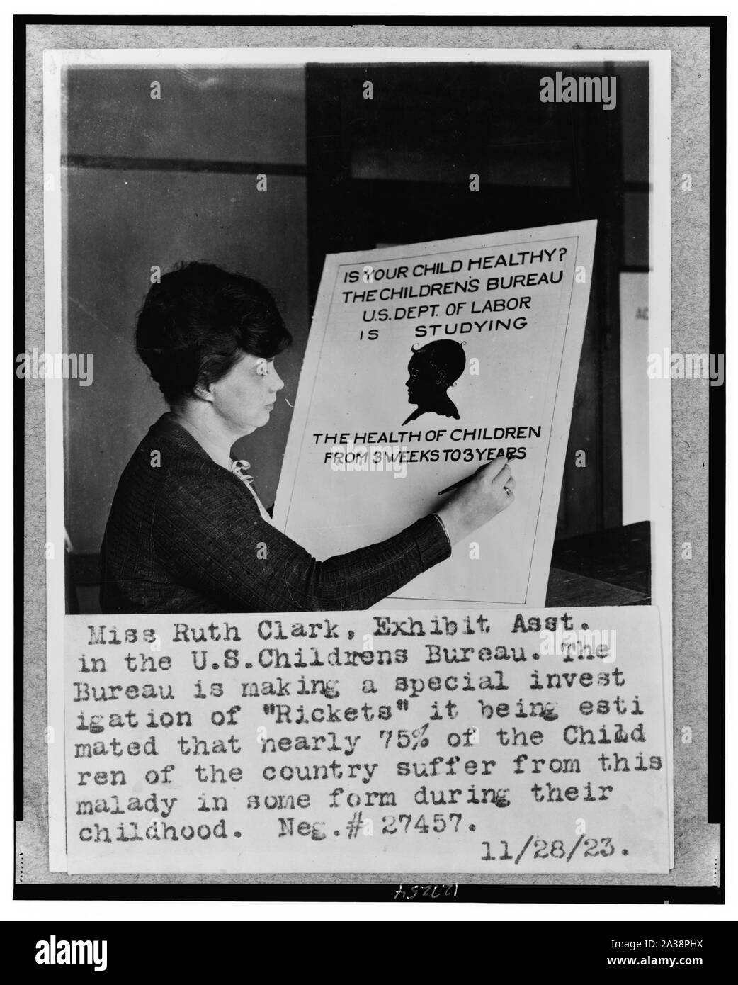 Miss Ruth Clark, Exhibit Asst. in the U.S. Childrens Bureau; Miss Ruth ...