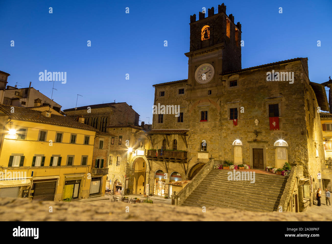 Cortona italy sunset hi-res stock photography and images - Alamy
