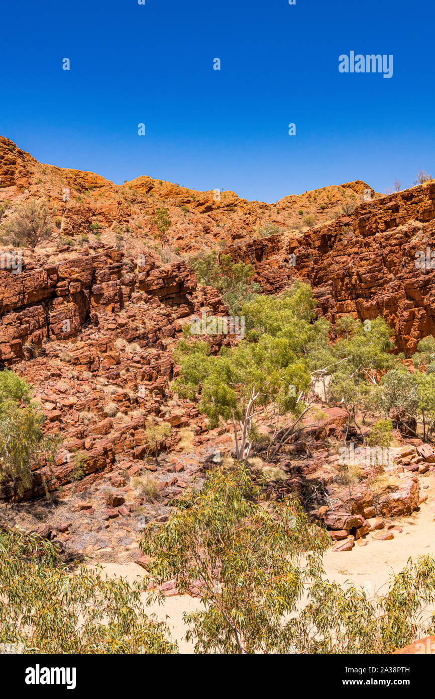 Trephina Gorge Nature Park in the remote East MacDonnell Ranges in the ...