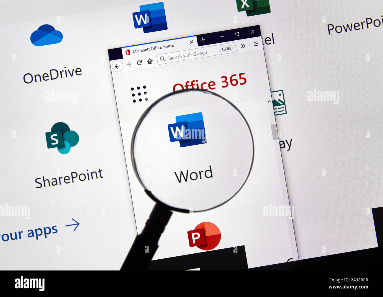 MONTREAL, CANADA - APRIL 24, 2019: Microsoft Word new logo under ...