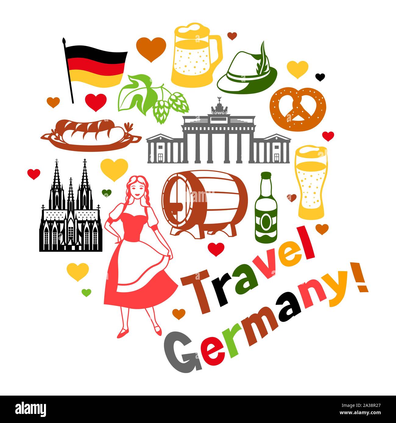 German National Symbols Stock Vector Images - Alamy