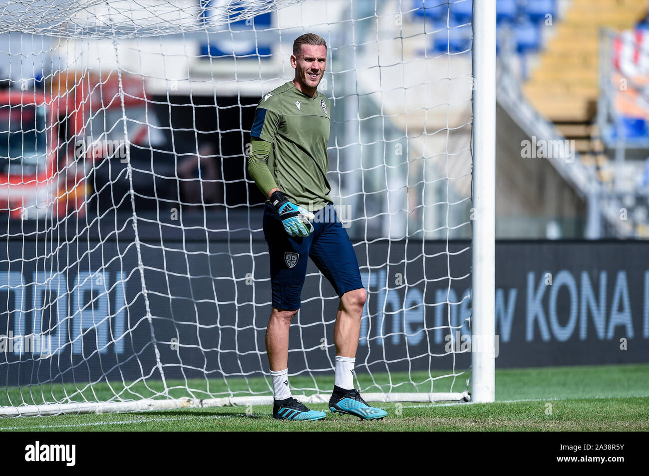 Roma, Italy. 06th Oct, 2019. Robin Olsen of Cagliari Calcio during the ...