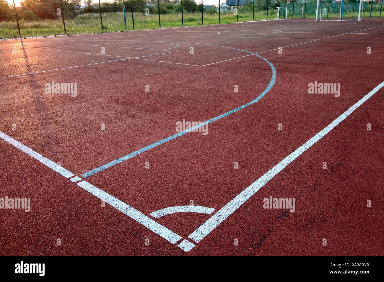 Sports hall court markings hi-res stock photography and images - Alamy