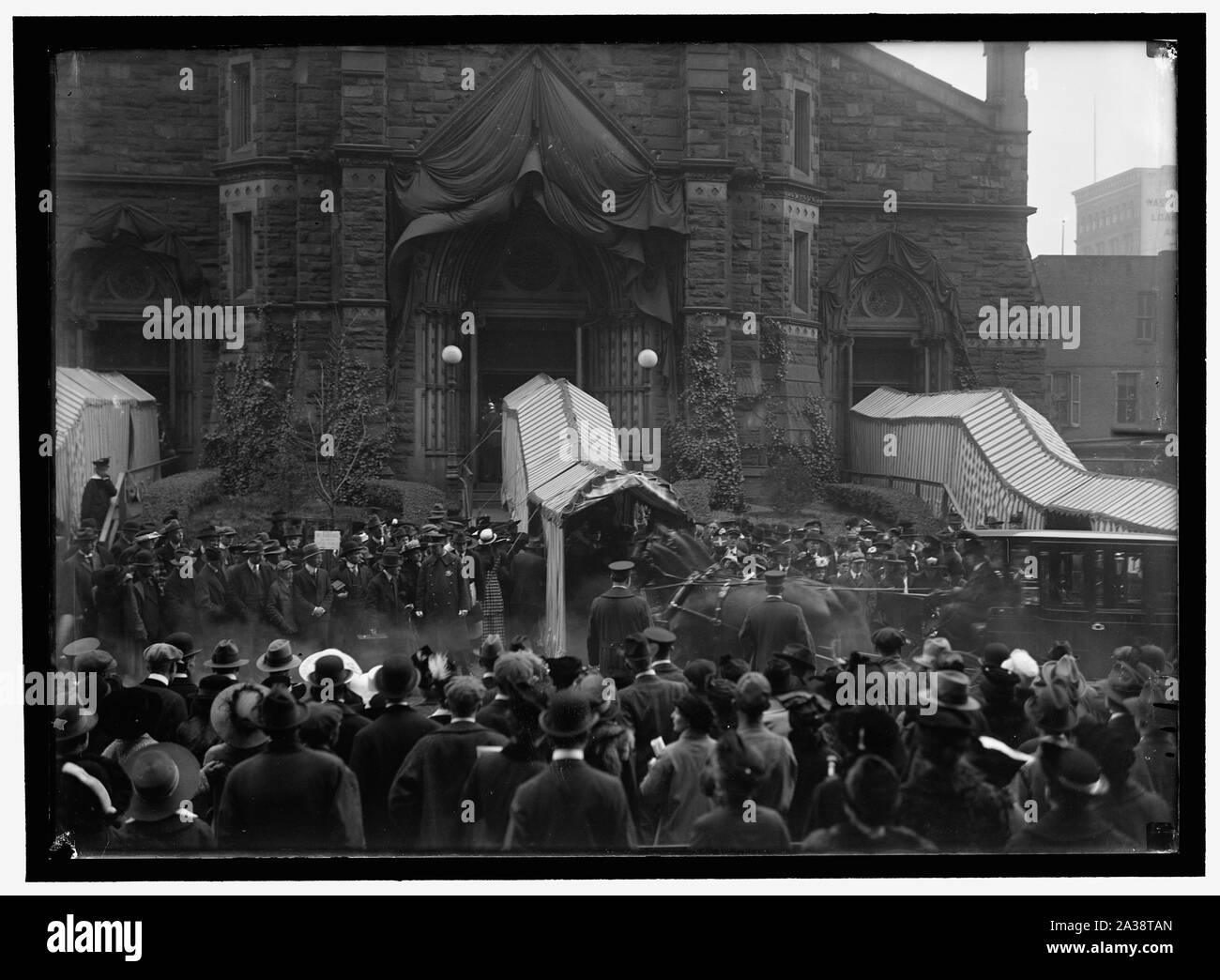 Figure in front church Black and White Stock Photos & Images - Alamy