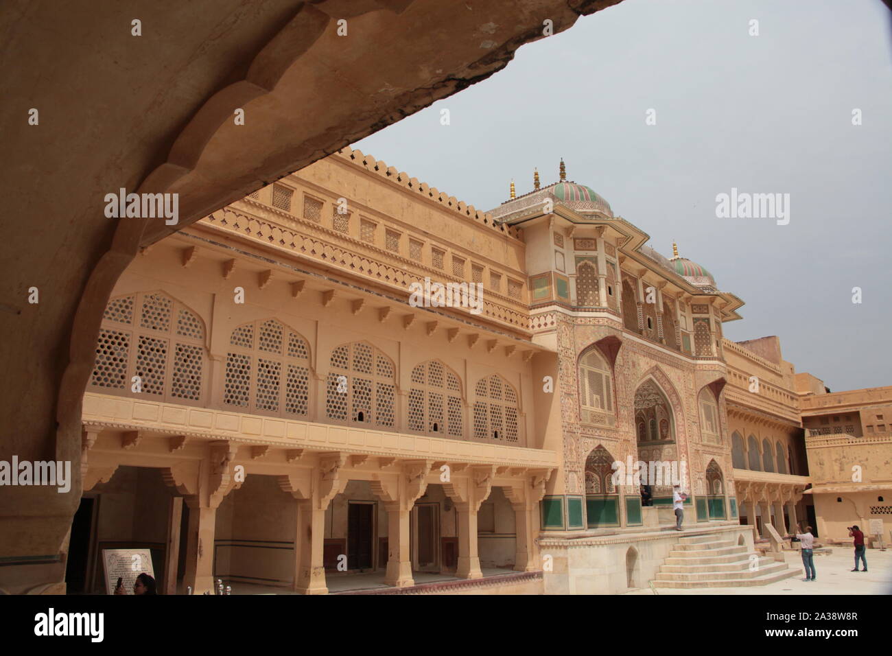 AMBER PALACE AND WALLS Stock Photo - Alamy