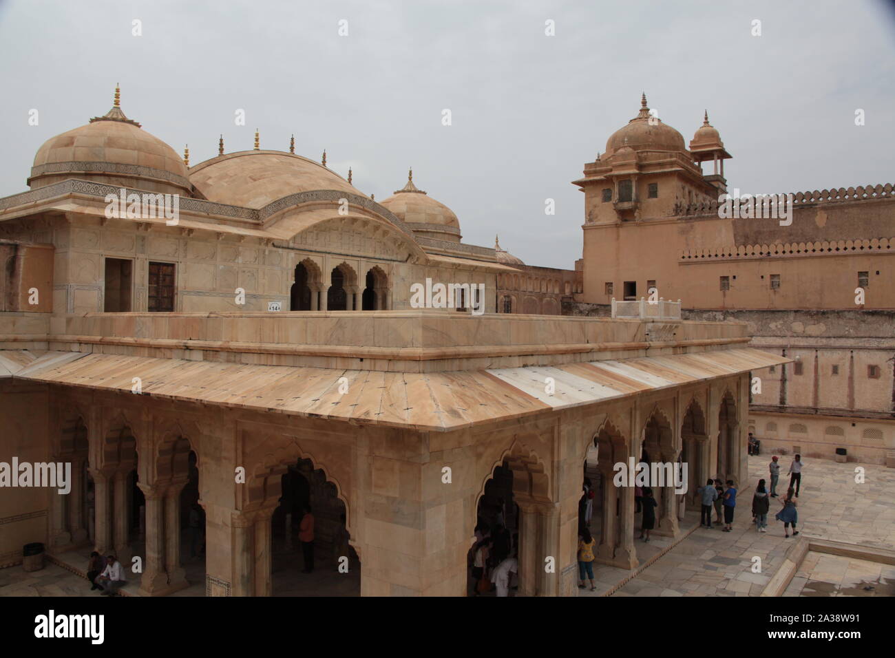 AMBER PALACE AND WALLS Stock Photo - Alamy