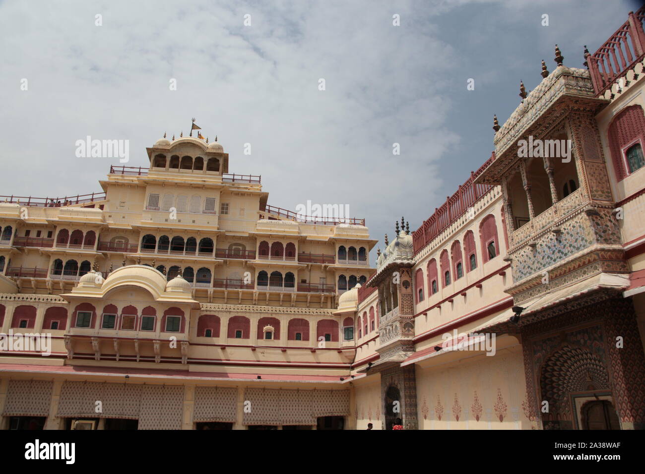 AMBER PALACE AND WALLS Stock Photo - Alamy