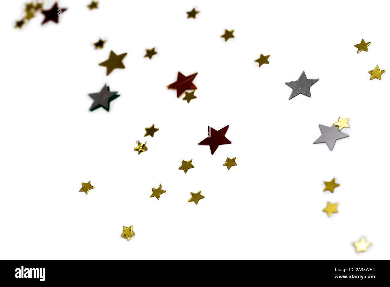Shiny gold star small stars Cut Out Stock Images & Pictures - Alamy