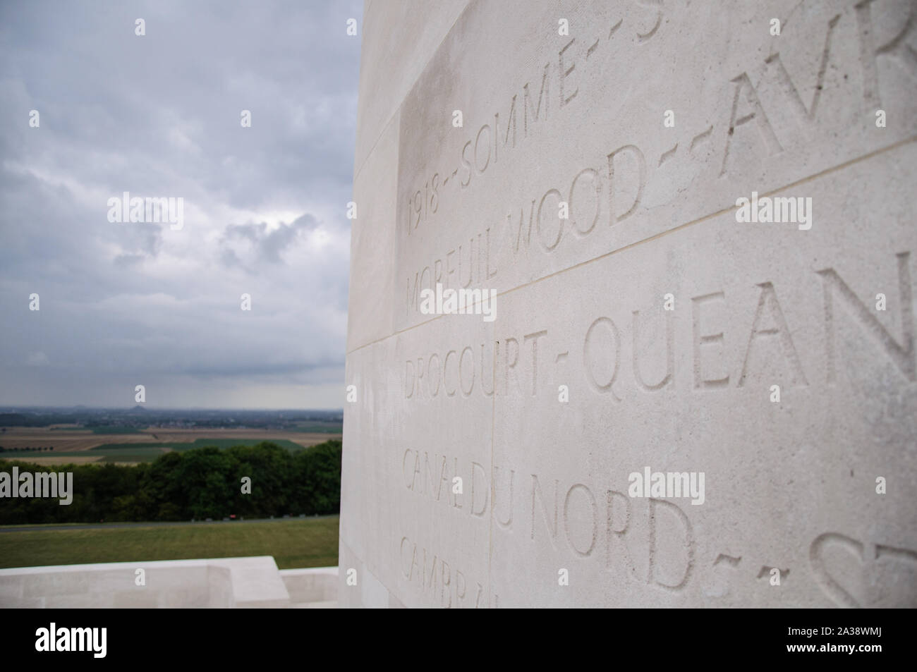 Vimy Ridge First World War Canadian Memorial in Northern France Stock ...