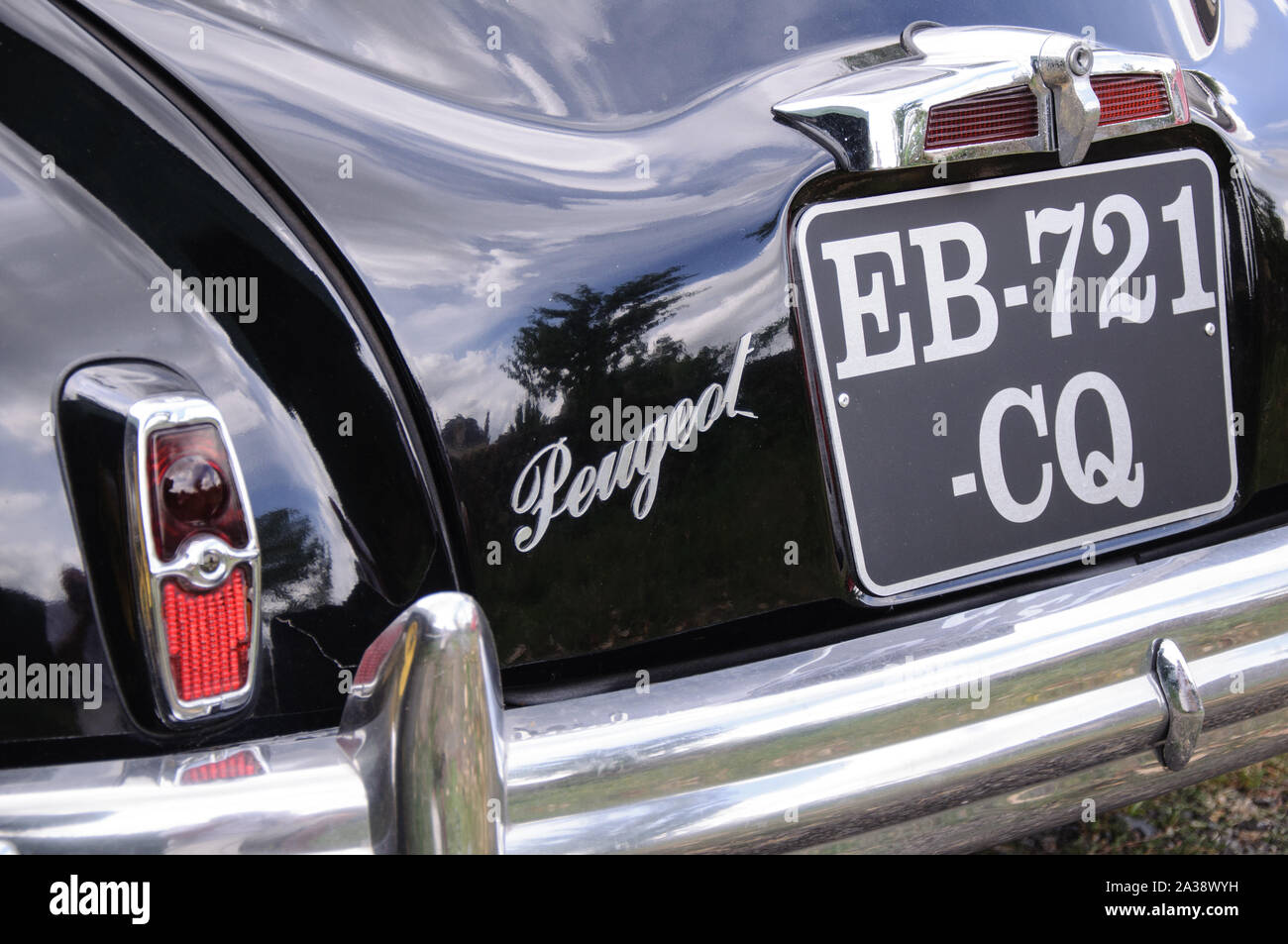 Peugeot 203C Saloon Classic French Car Stock Photo - Alamy