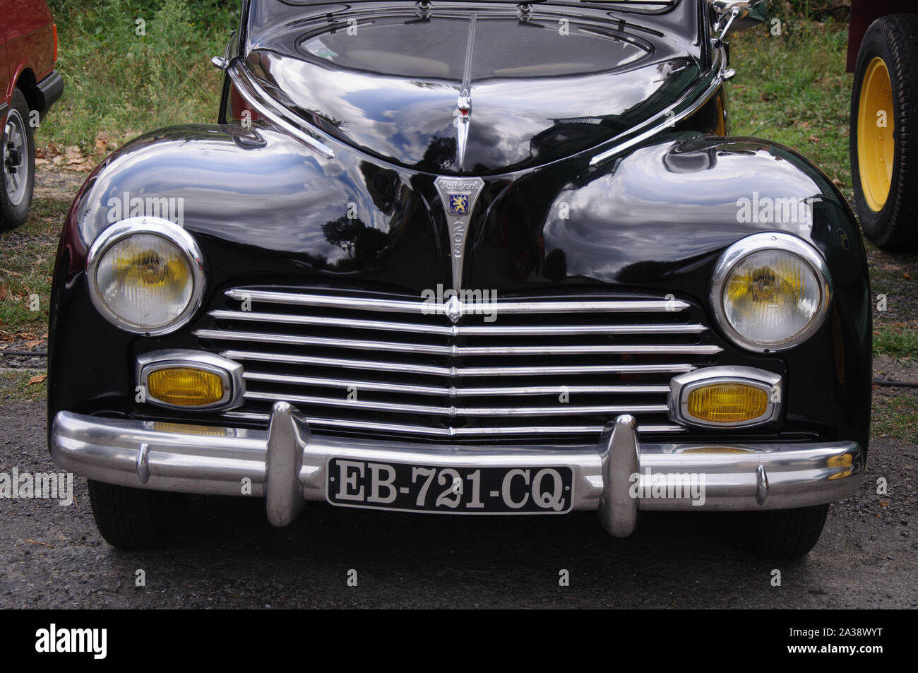 Peugeot 203C Saloon Classic French Car Stock Photo - Alamy