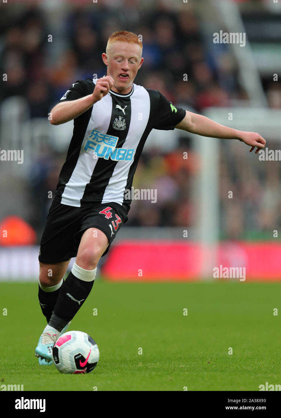 MATTHEW LONGSTAFF, NEWCASTLE UNITED FC, 2019 Stock Photo - Alamy