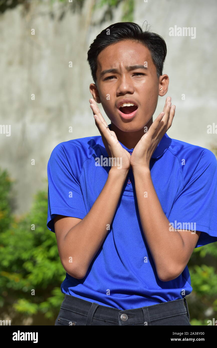 Surprised male hi-res stock photography and images - Alamy