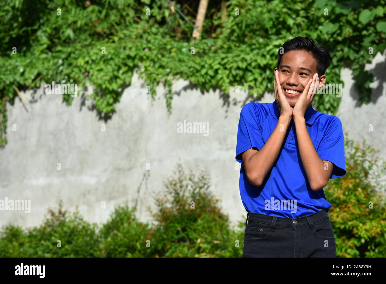 A Surprised Good Looking Filipino Person Stock Photo - Alamy