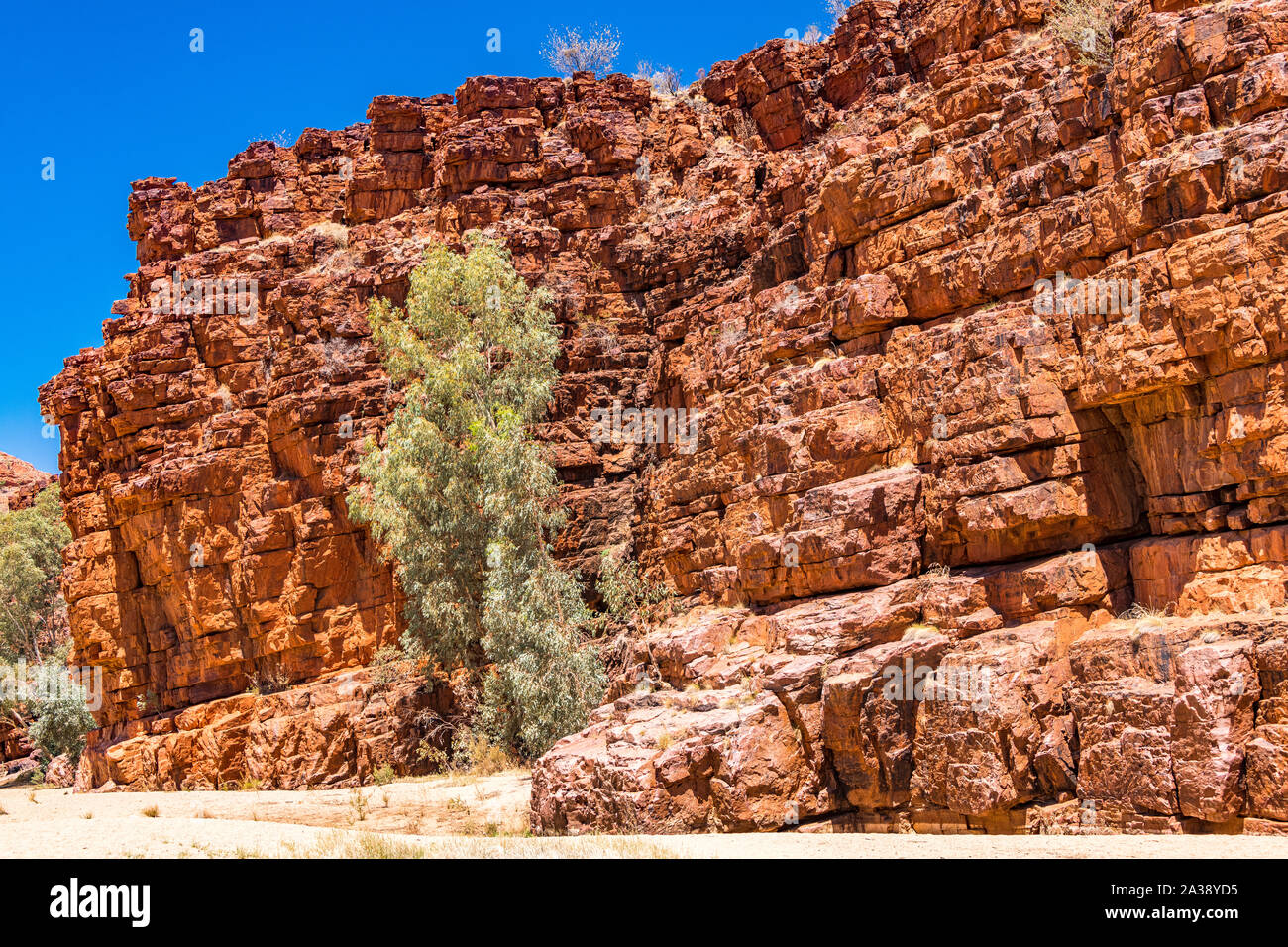 Trephina Gorge Nature Park in the remote East MacDonnell Ranges in the ...