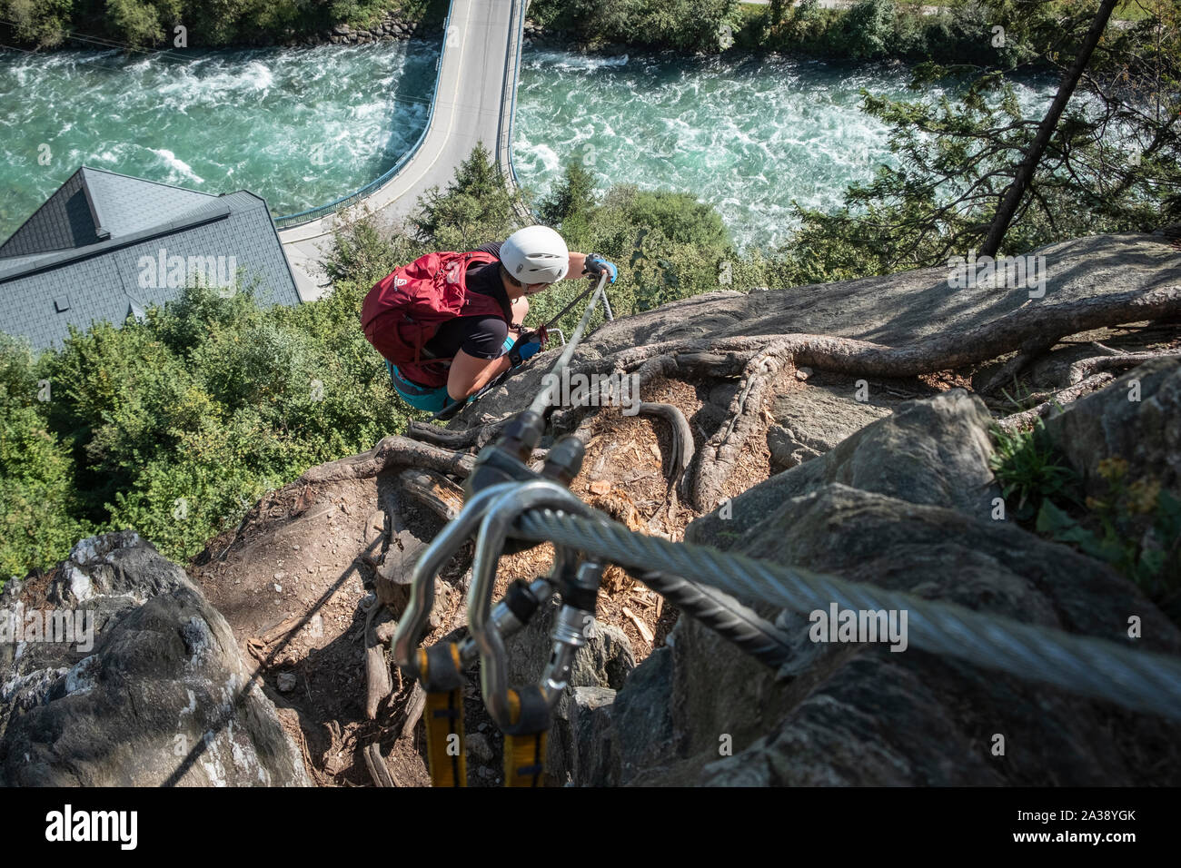 Via Ferrata, Zell Am Ziller, Austria Stock Photo - Alamy