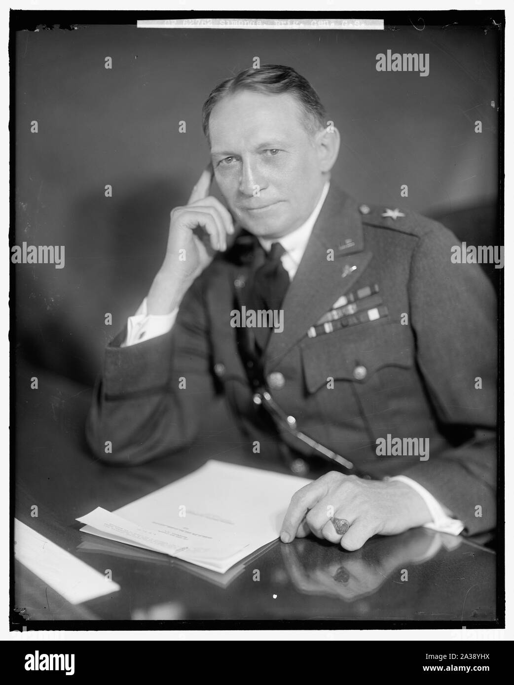 SIMONDS, G.S. GENERAL Stock Photo - Alamy
