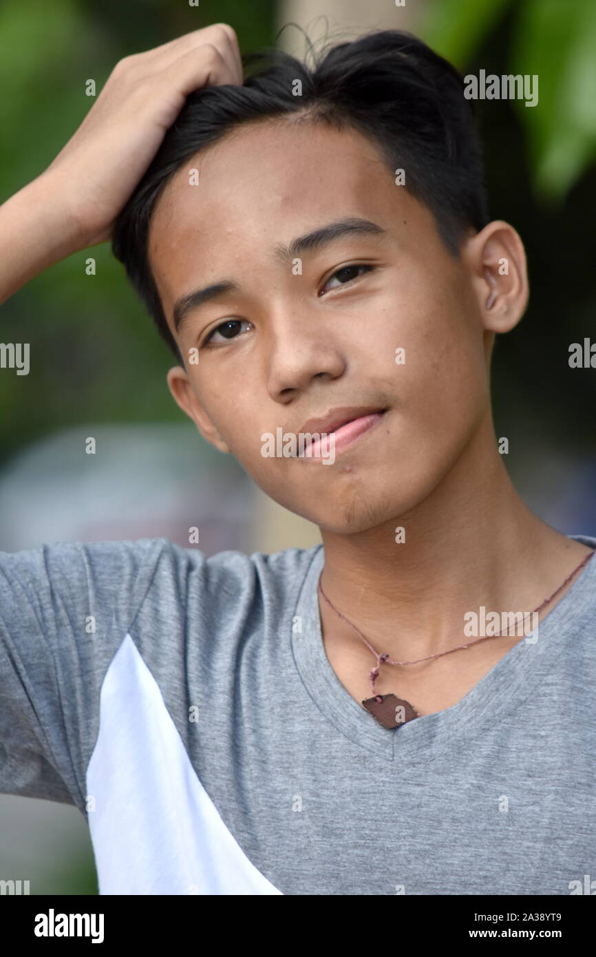 Good Looking Filipino Male And Confusion Stock Photo - Alamy