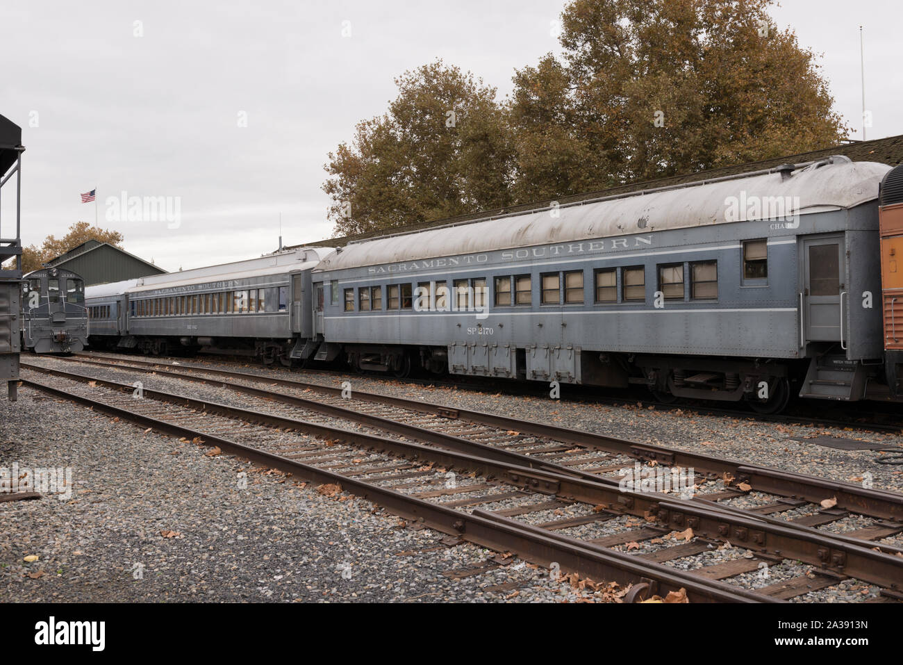 Sacramento Southern train in Old Sacramento, a 28-acre National ...