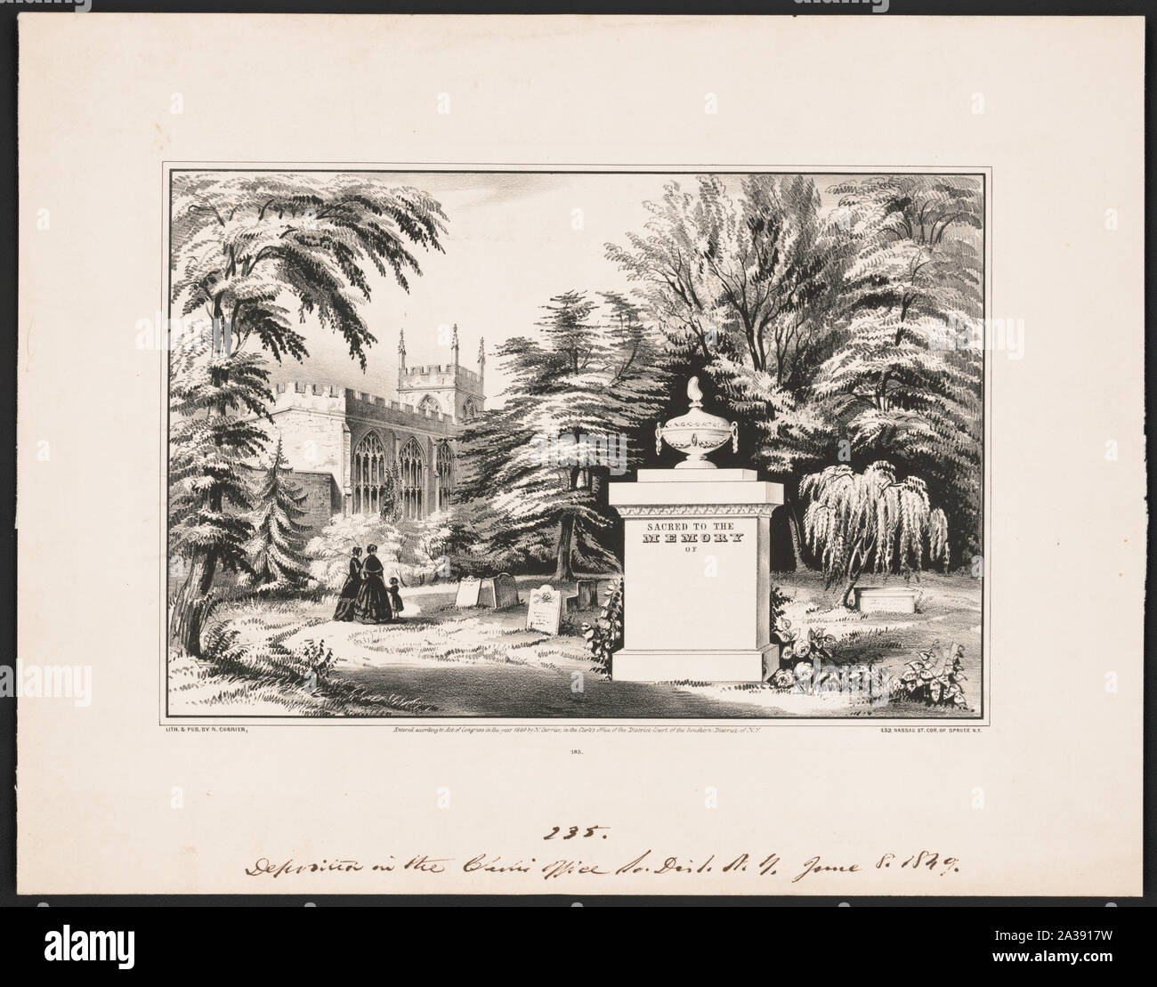 Sacred to the memory of Stock Photo - Alamy