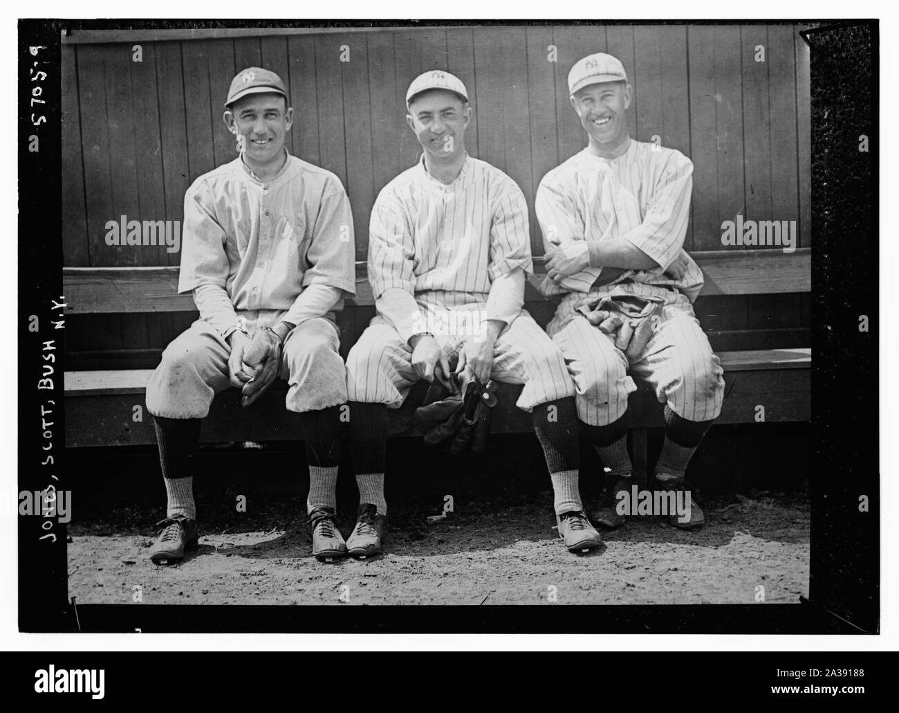 Sad Sam Jones, Everett Scott, Joe Bush, new baseball players with New ...