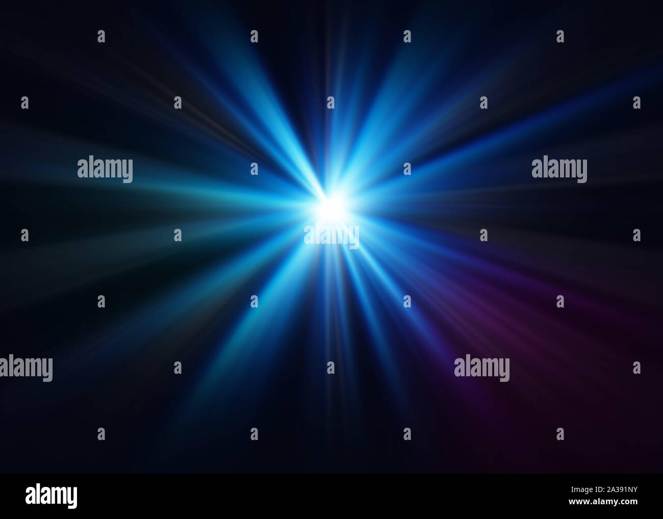 Abstract blue background with beming neon light Stock Photo - Alamy