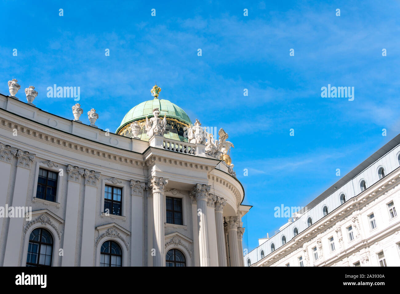 VIENNA, AUSTRIA. on the parts of the Hofburg Palace Stock Photo - Alamy