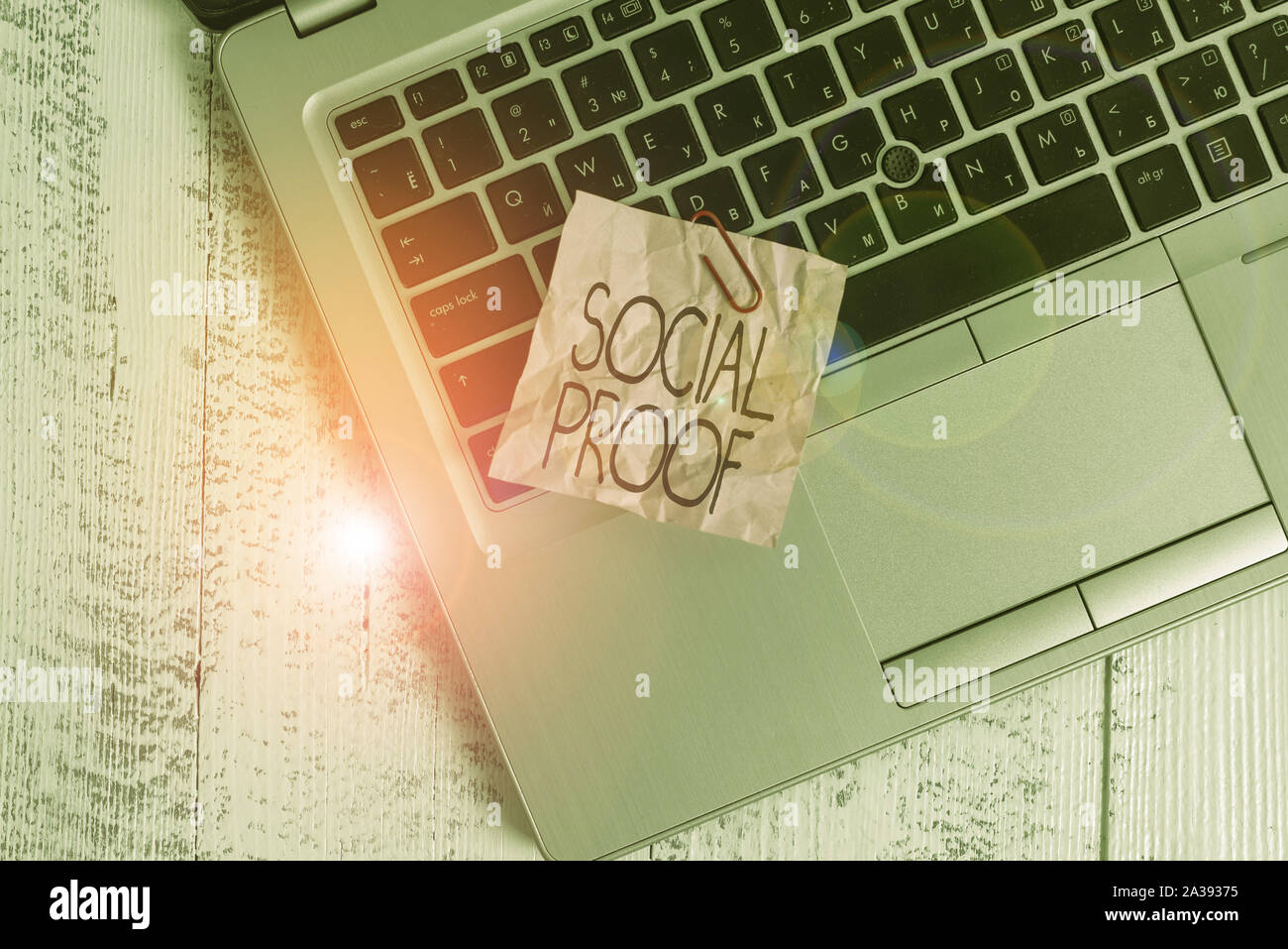 Text sign showing Social Proof. Business photo text informational ...