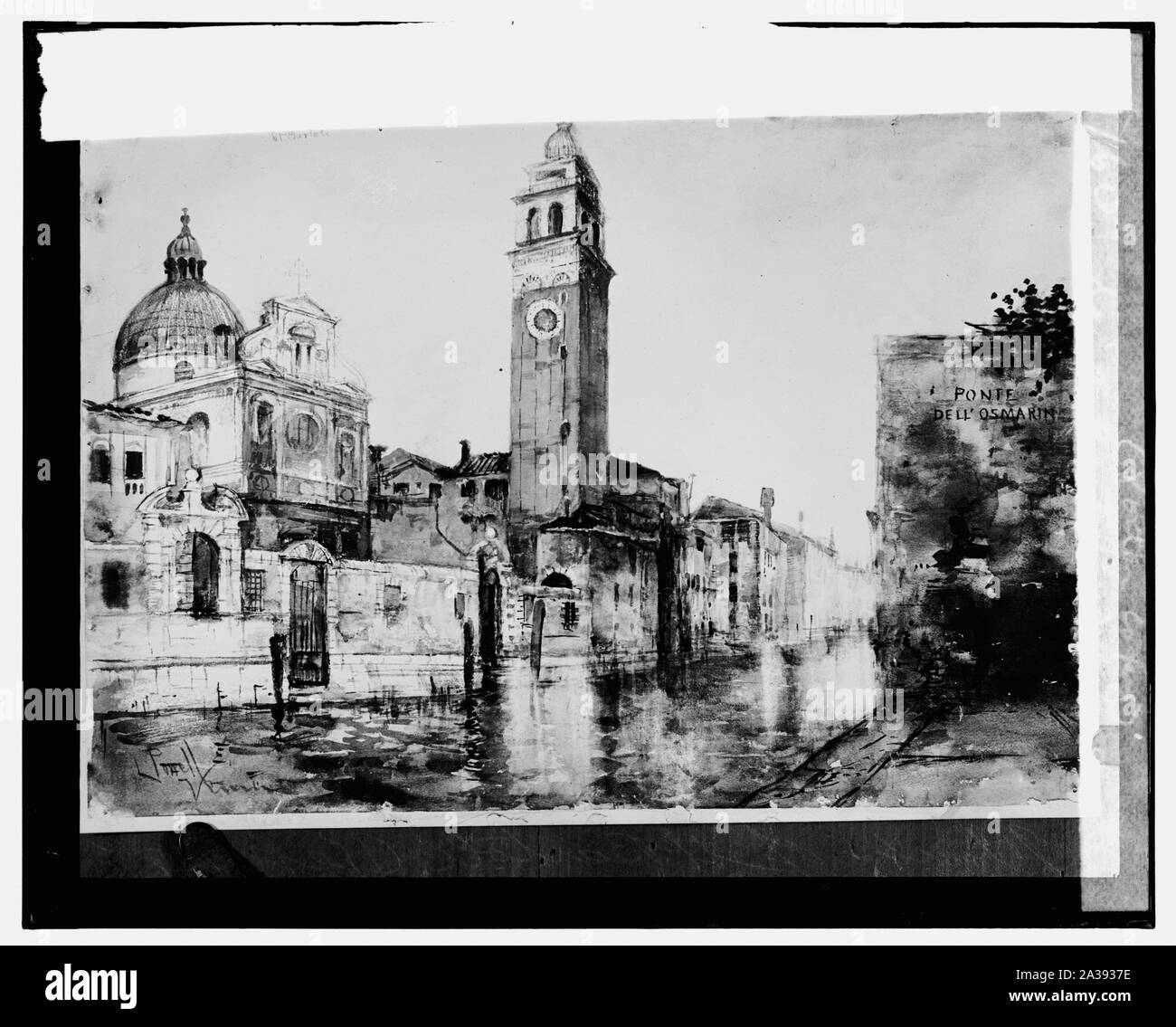 Saint art painting Black and White Stock Photos & Images - Alamy