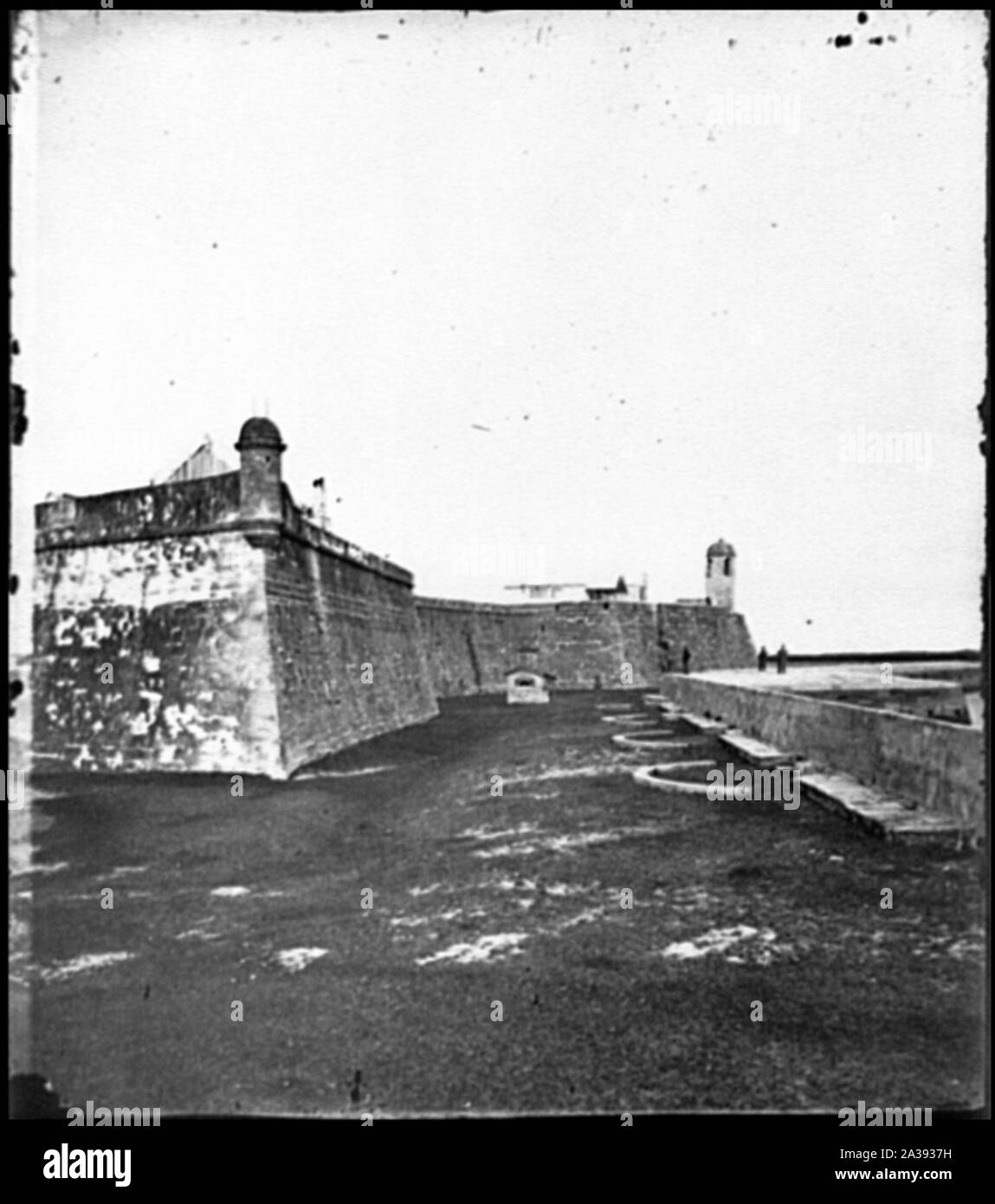 Saint Augustine, Fla. Bastions of Fort Marion Stock Photo - Alamy