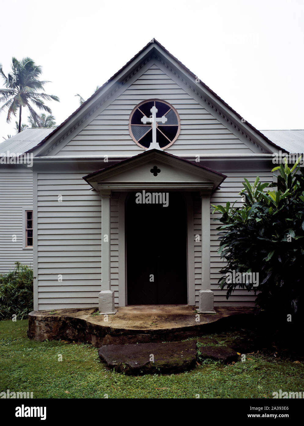 Saint Philomena Church, the church of Father Damien, Kalawao, Hawaii ...