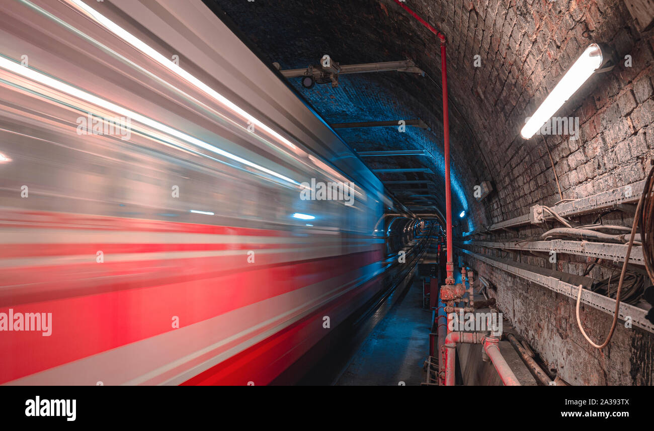 First metro funicular line of Istanbul Stock Photo - Alamy