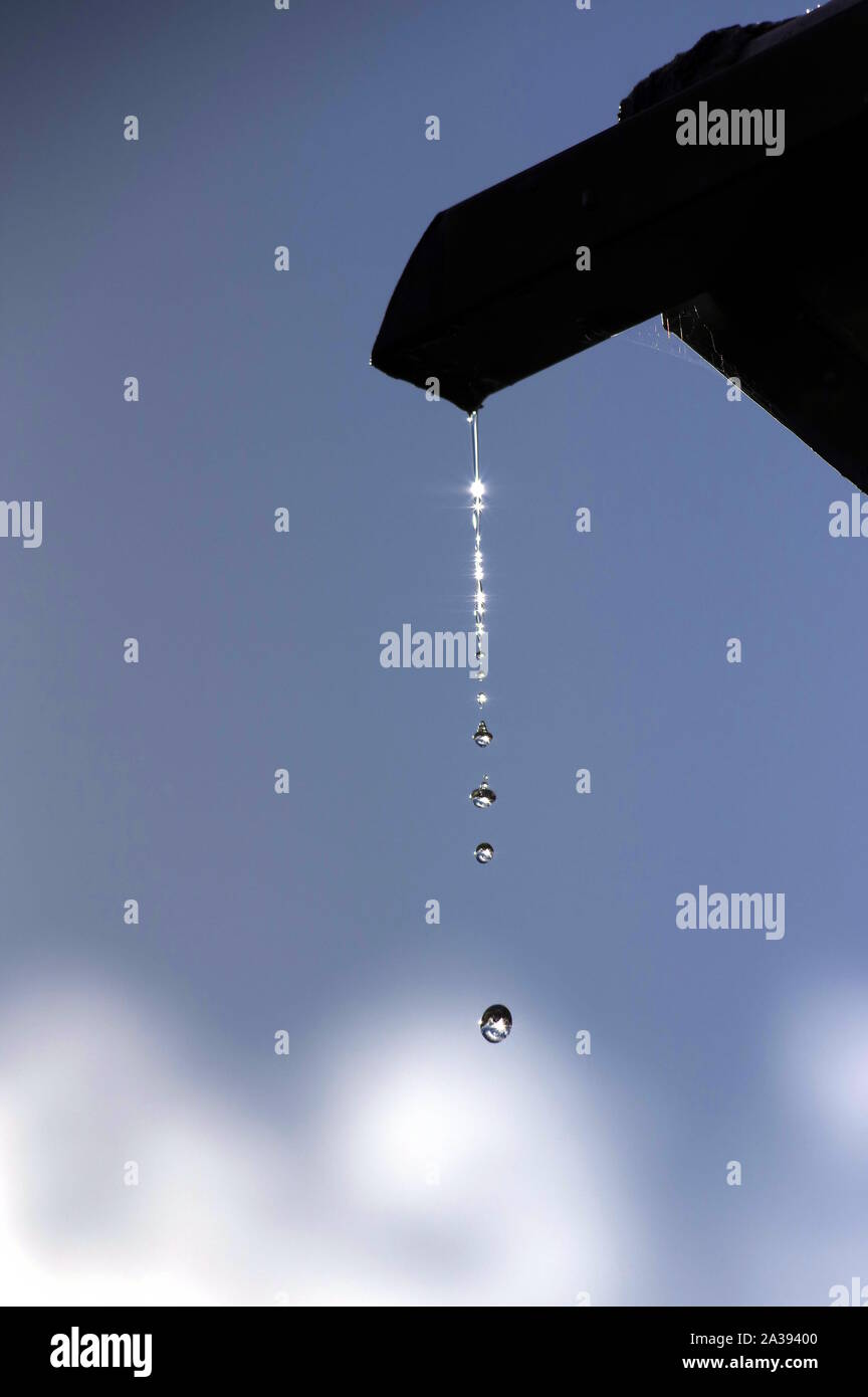 Dripping gutter hi-res stock photography and images - Alamy