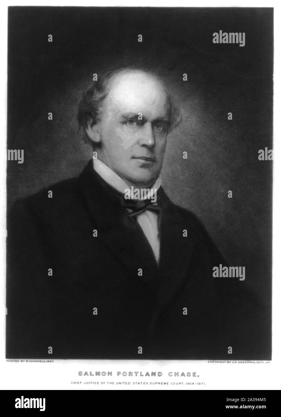 Salmon Portland Chase, 1819-1903 Stock Photo - Alamy