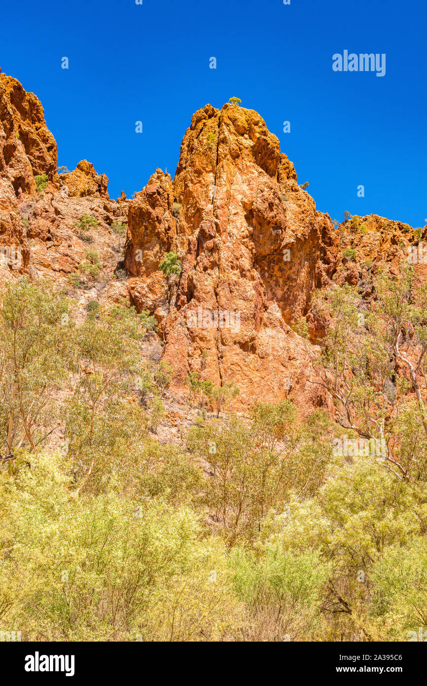 Trephina Gorge Nature Park in the remote East MacDonnell Ranges in the ...