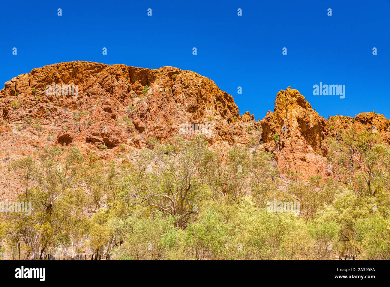Trephina Gorge Nature Park in the remote East MacDonnell Ranges in the ...