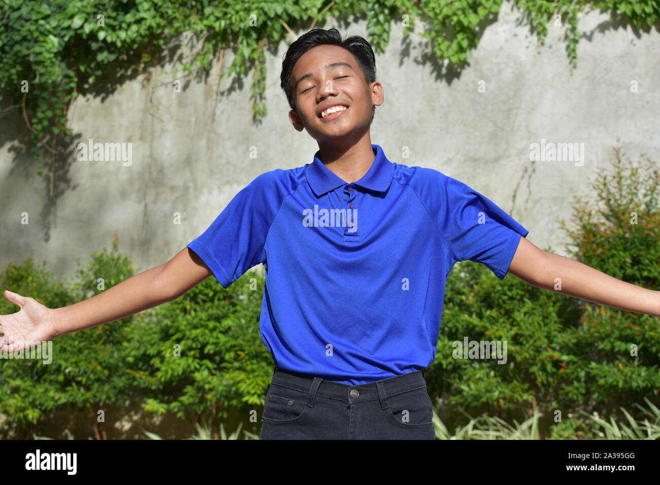 An An Indecisive Asian Person Stock Photo - Alamy