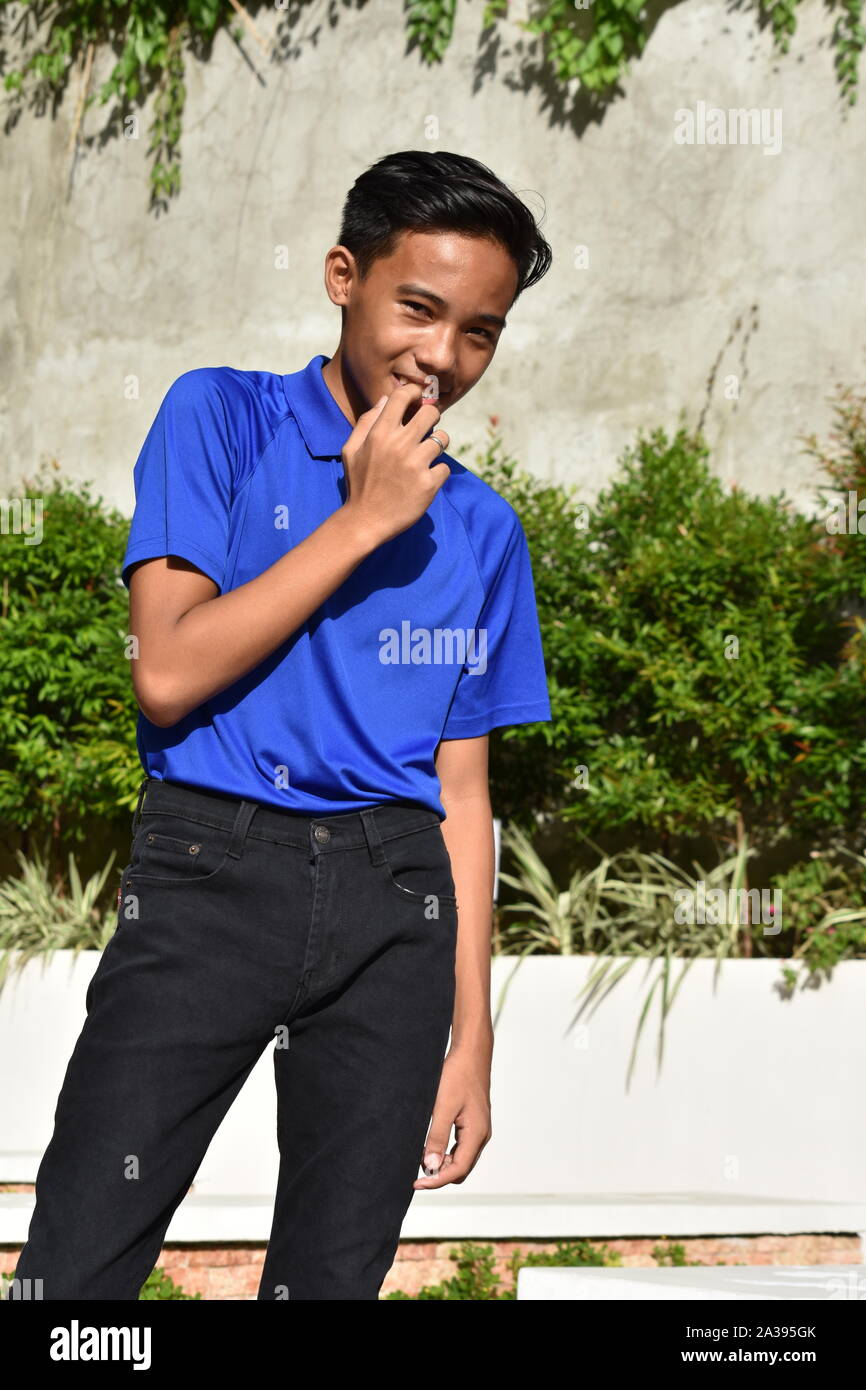 Timid teen hi-res stock photography and images - Alamy