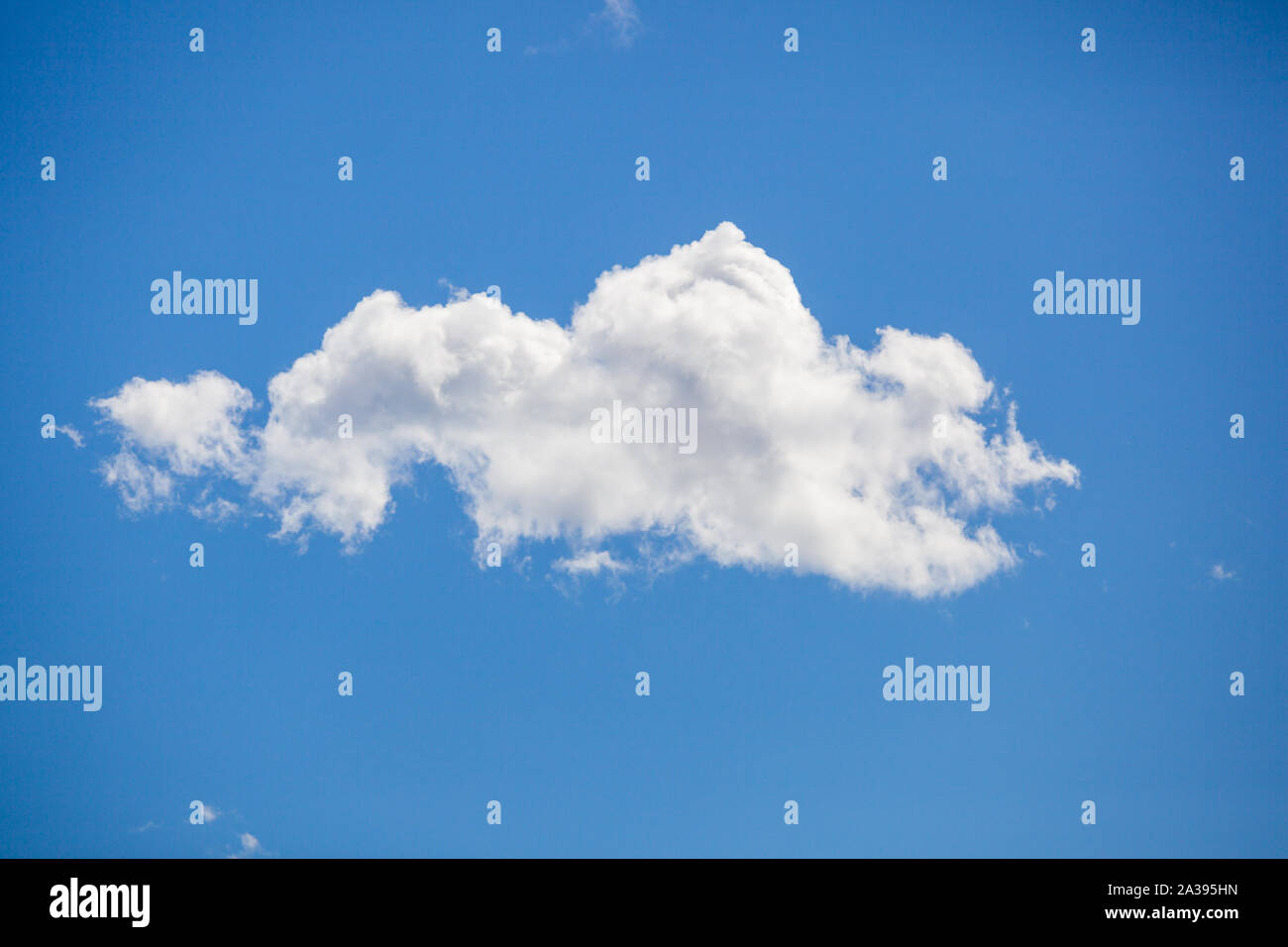 Natural cumulus cloud on a blue sky Stock Photo - Alamy