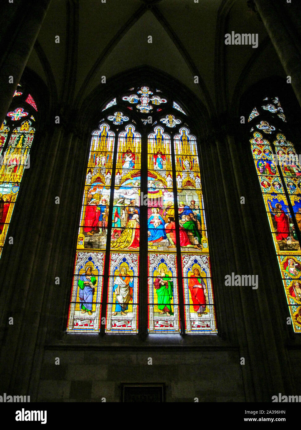 Cologne Cathedral Window High Resolution Stock Photography and Images ...
