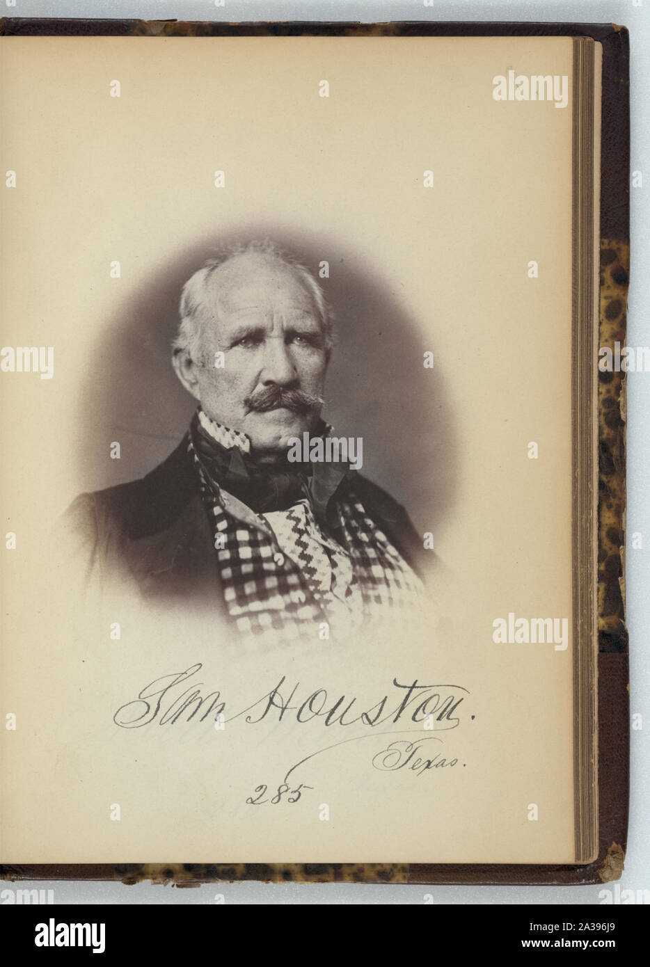 Sam Houston, Senator from Texas, Thirty-fifth Congress, half-length ...