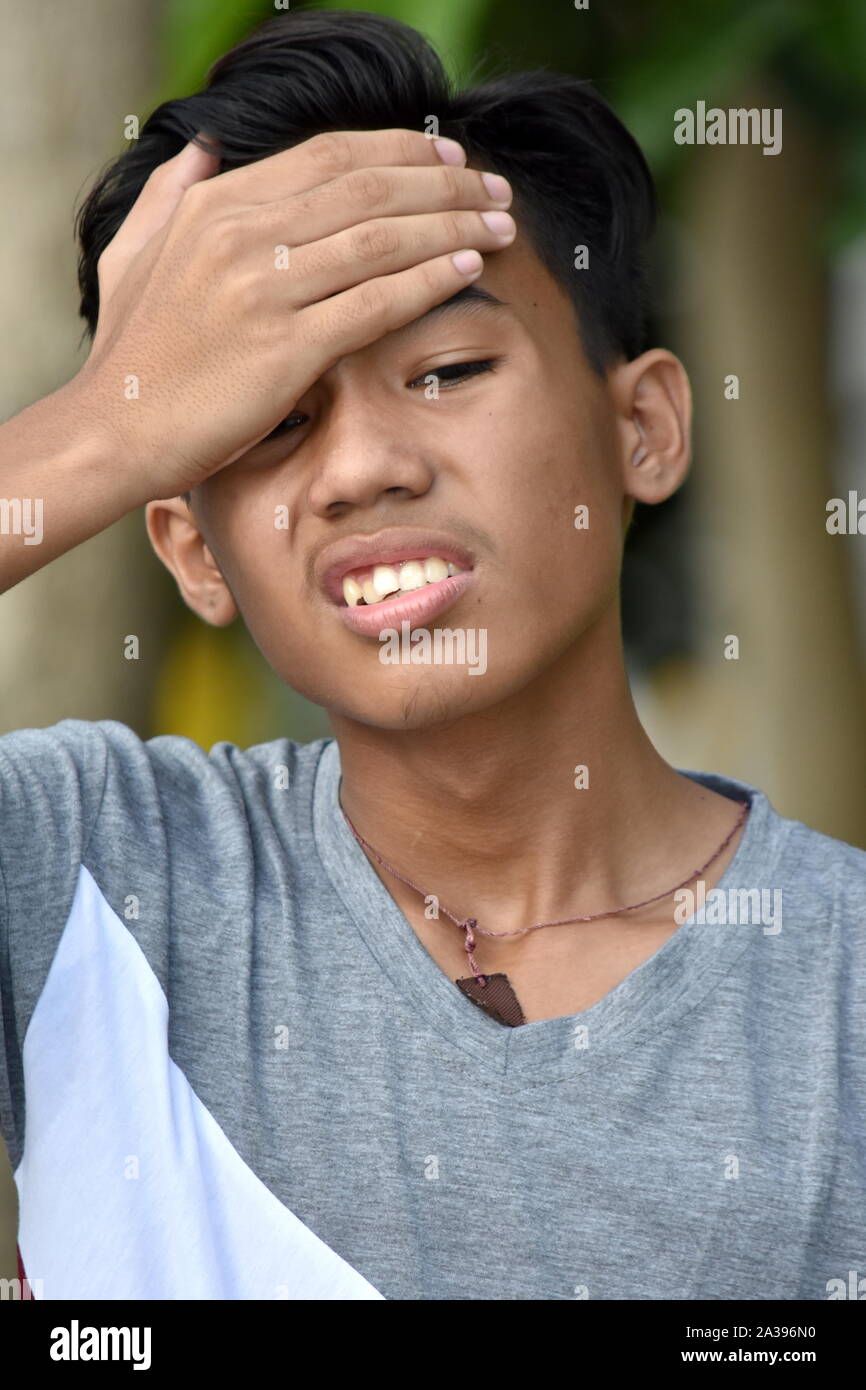 Sick young juvenile hi-res stock photography and images - Alamy