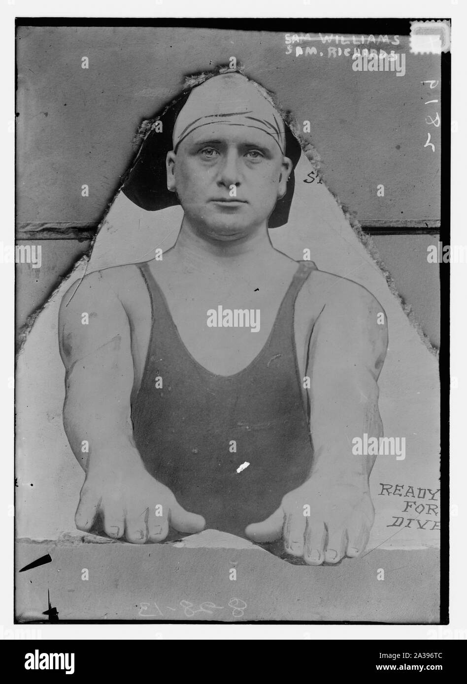 Sam Richards - chest expanded Stock Photo - Alamy