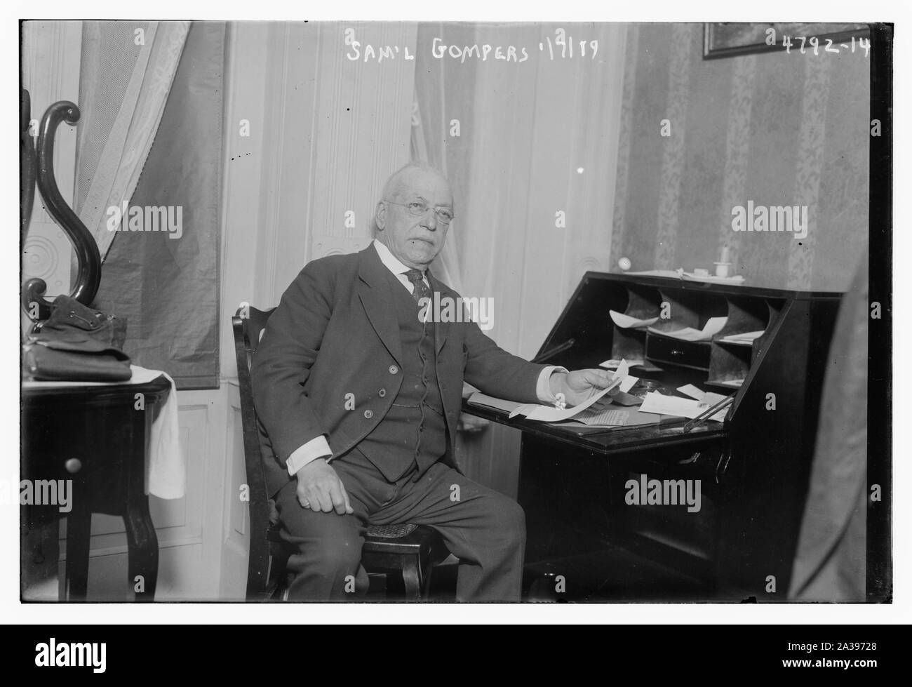 Sam'l [i.e., Samuel] Gompers Stock Photo - Alamy