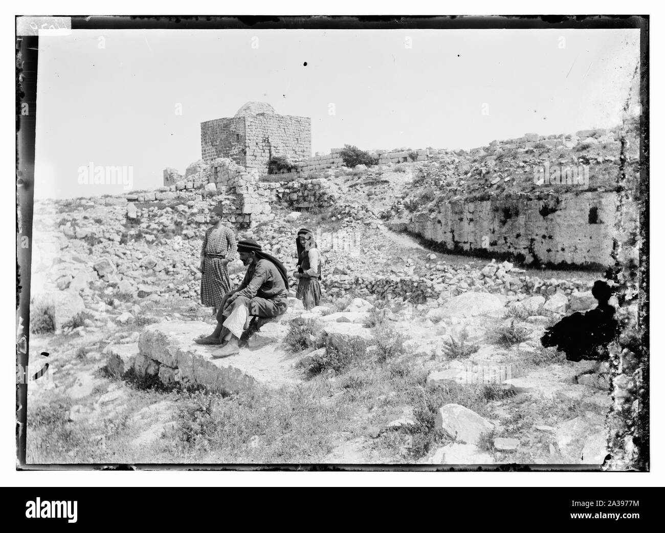 Samaritan chapel on Mt. Gerizim Stock Photo - Alamy