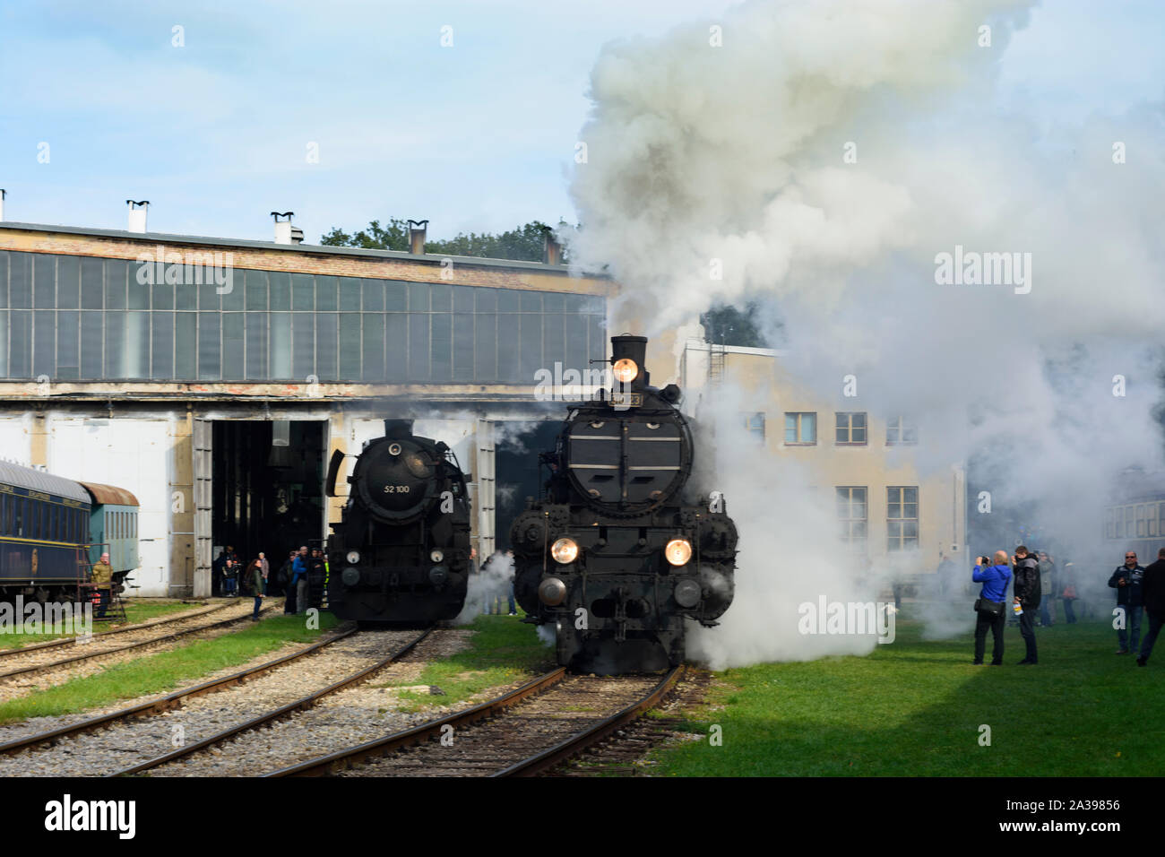 Das heizhaus strasshof railway museum hi-res stock photography and ...