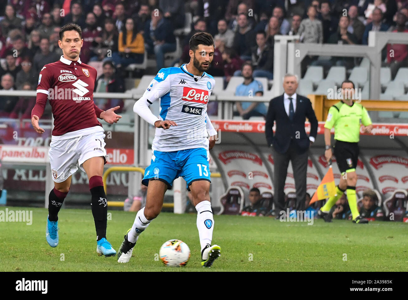 Sebastiano Luperto (SSC Napoli) during the Serie A TIM football match ...