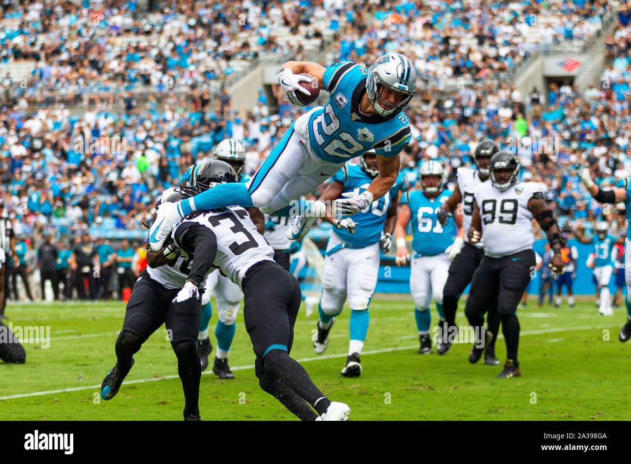 Charlotte, NC, USA. 6th Oct, 2019. Carolina Panthers running back ...